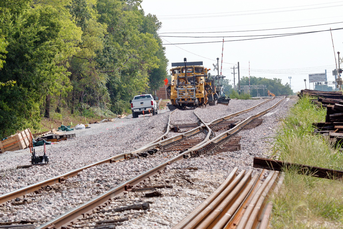 Smithfield Station & Main Street crossing N. Richland Hills - Trinity Metro