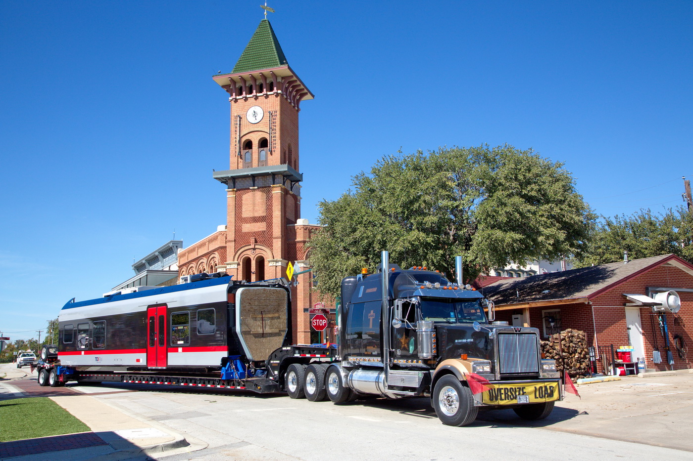TEXRail Train Delivery - Trinity Metro