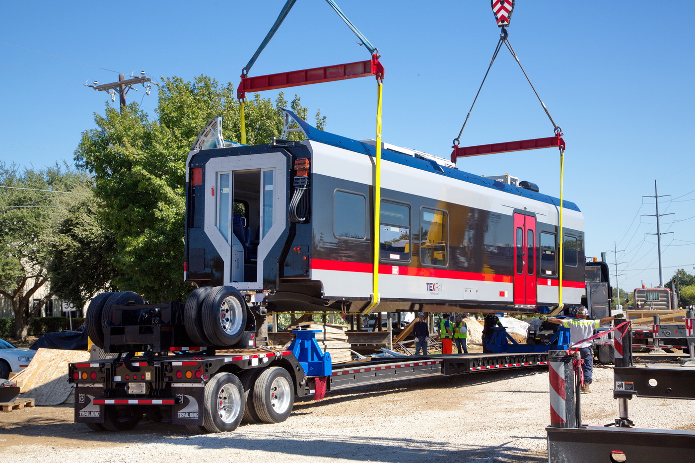 TEXRail Train Delivery - Trinity Metro