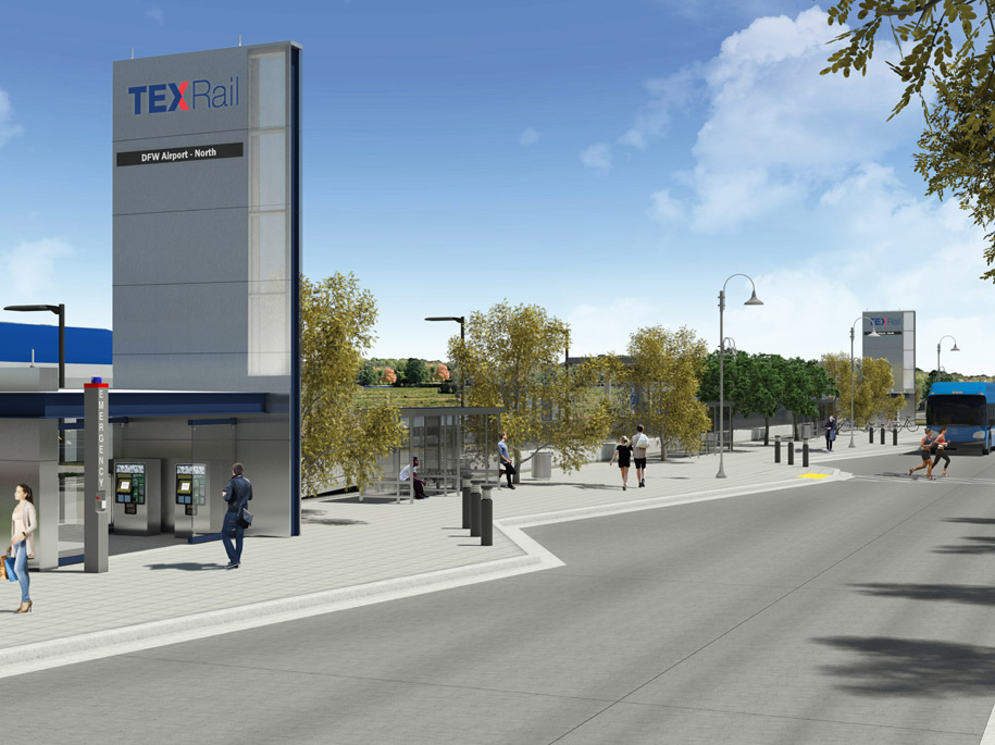 TEXRail Station Images - Trinity Metro