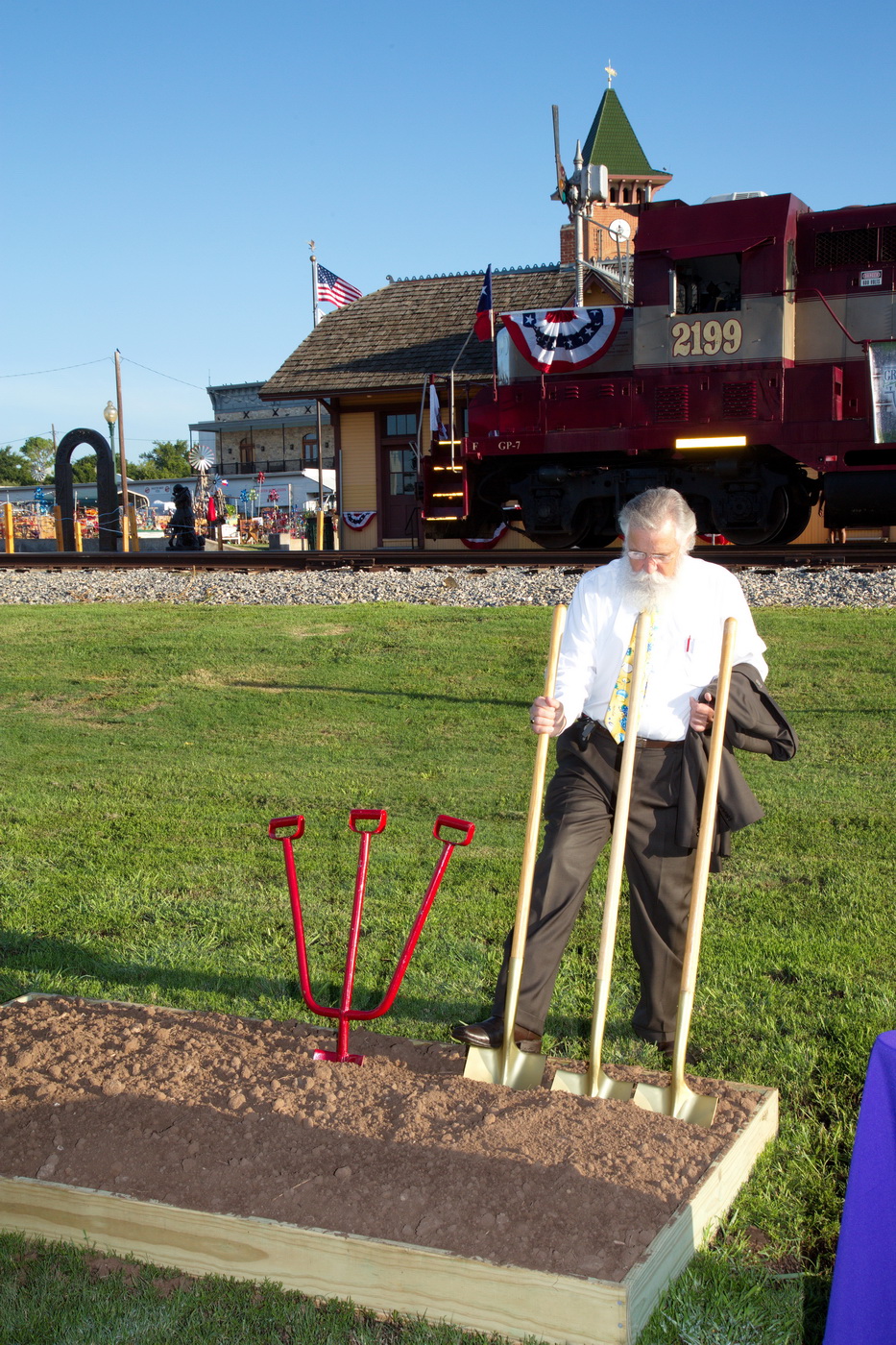 TEXRail Groundbreaking Photos - Trinity Metro