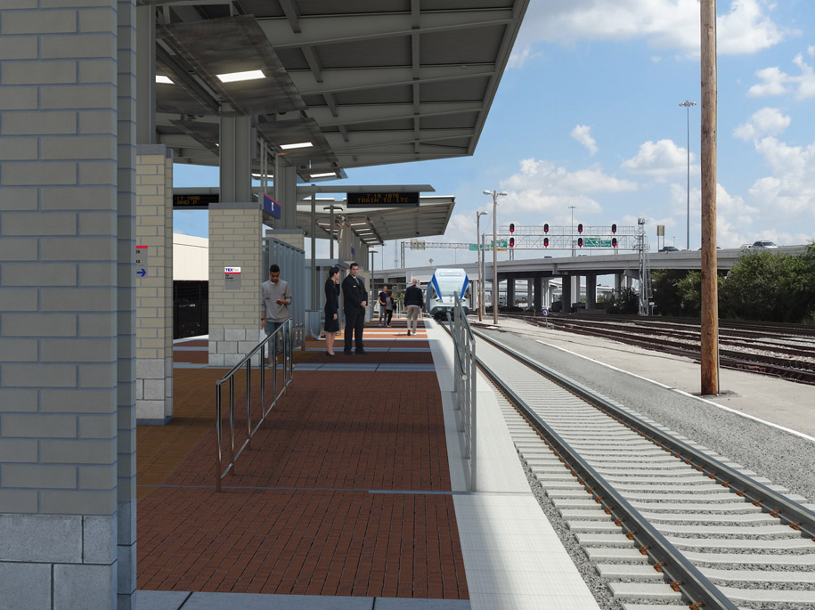 TEXRail Station Images - Trinity Metro