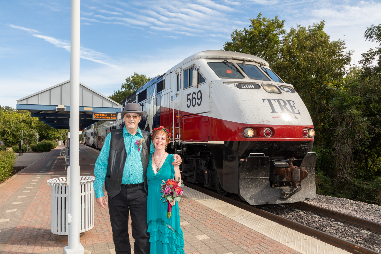 Commuter romance leads to wedding bells - Trinity Metro