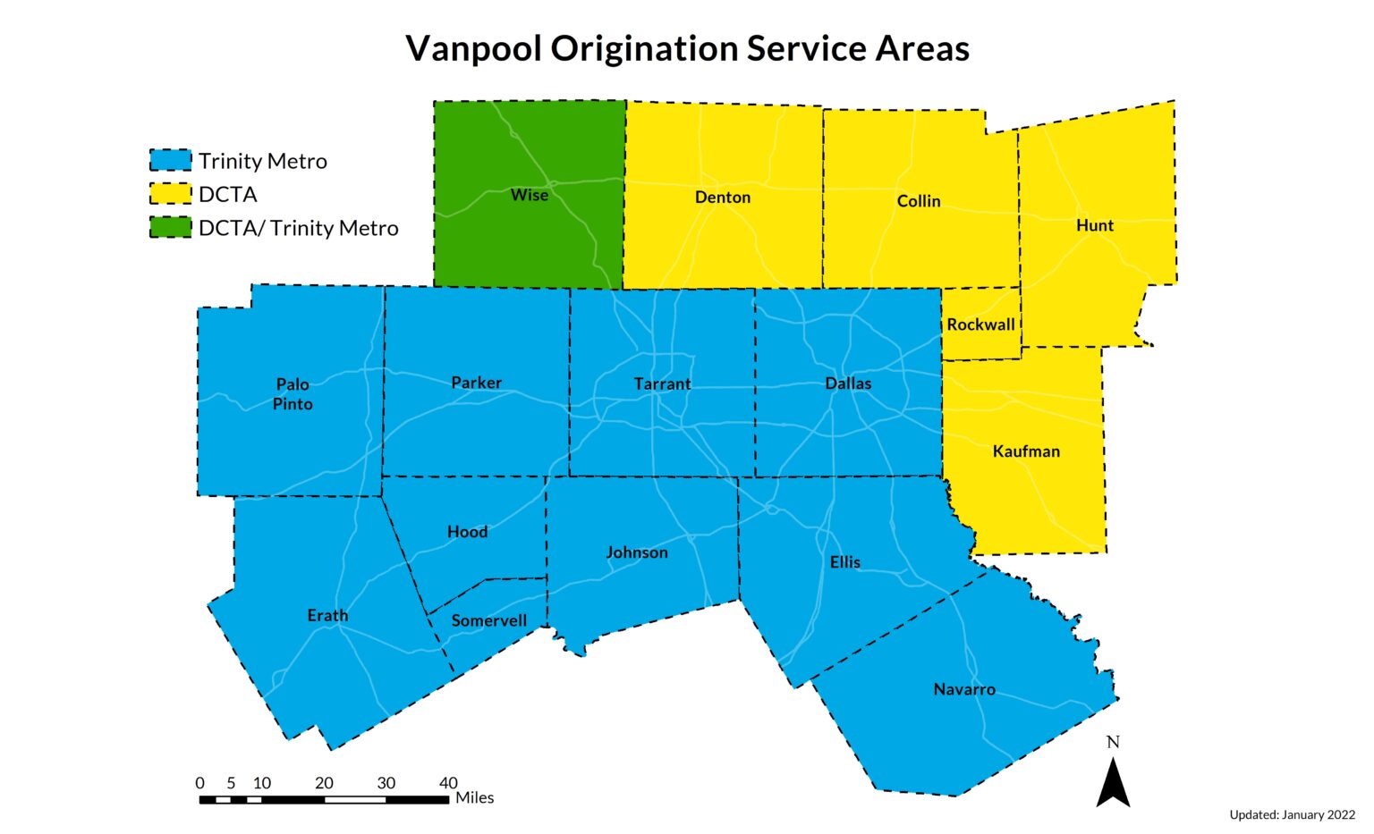 Vanpool - Trinity Metro