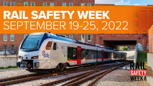 Rail Safety Week - Trinity Metro TEXRail