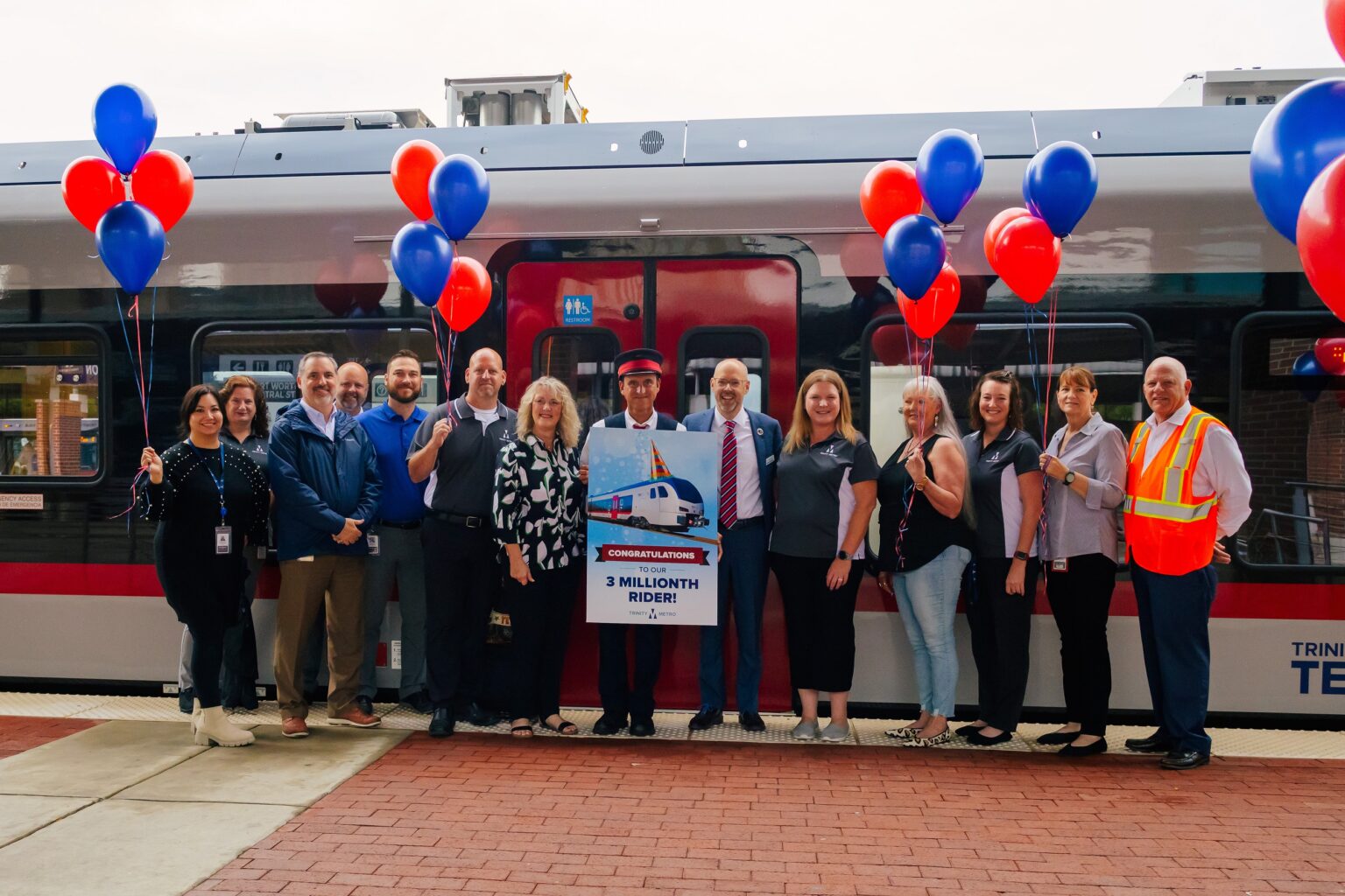 Trinity Metro TEXRail celebrates 3 million rides - Trinity Metro