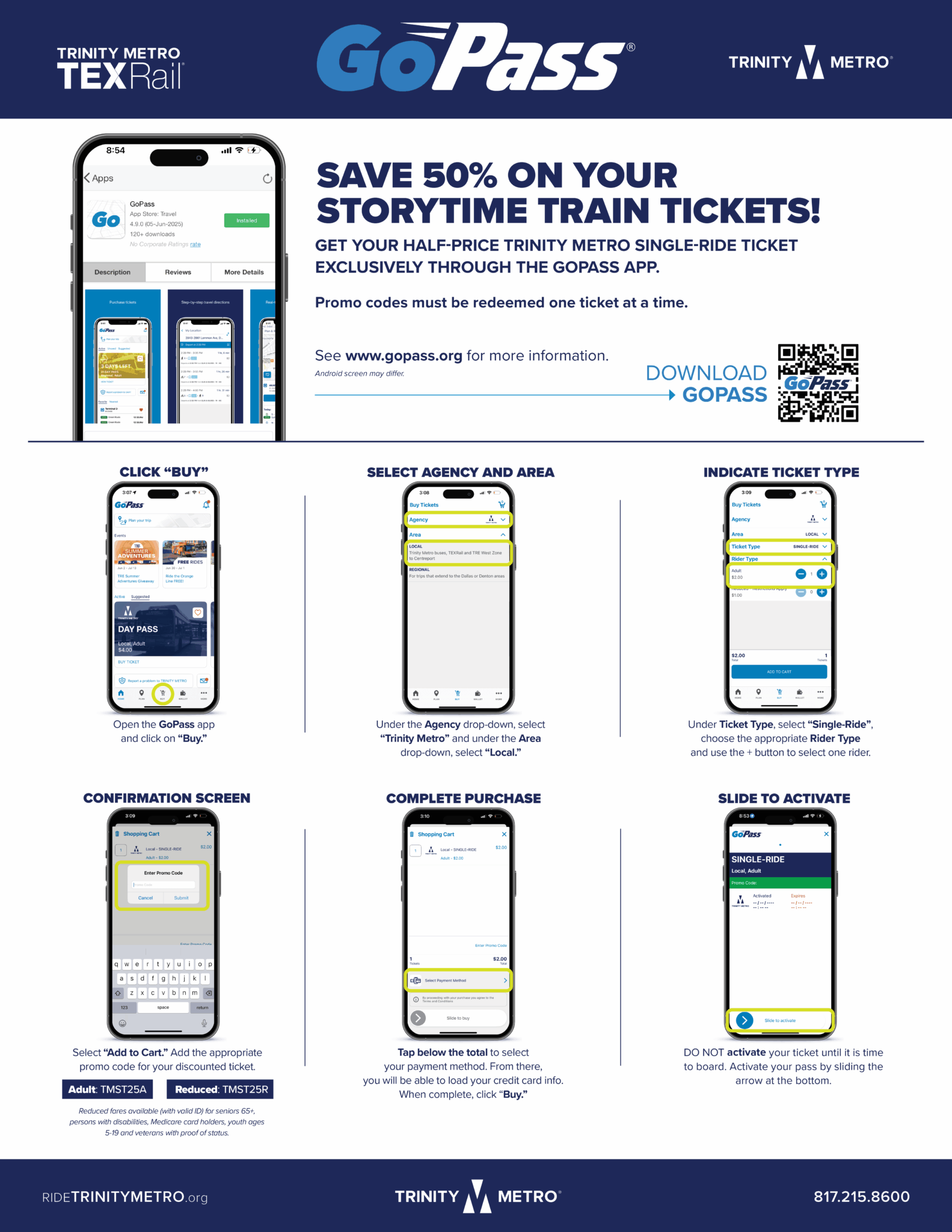 Trinity Metro Storytime Train - Trinity Metro