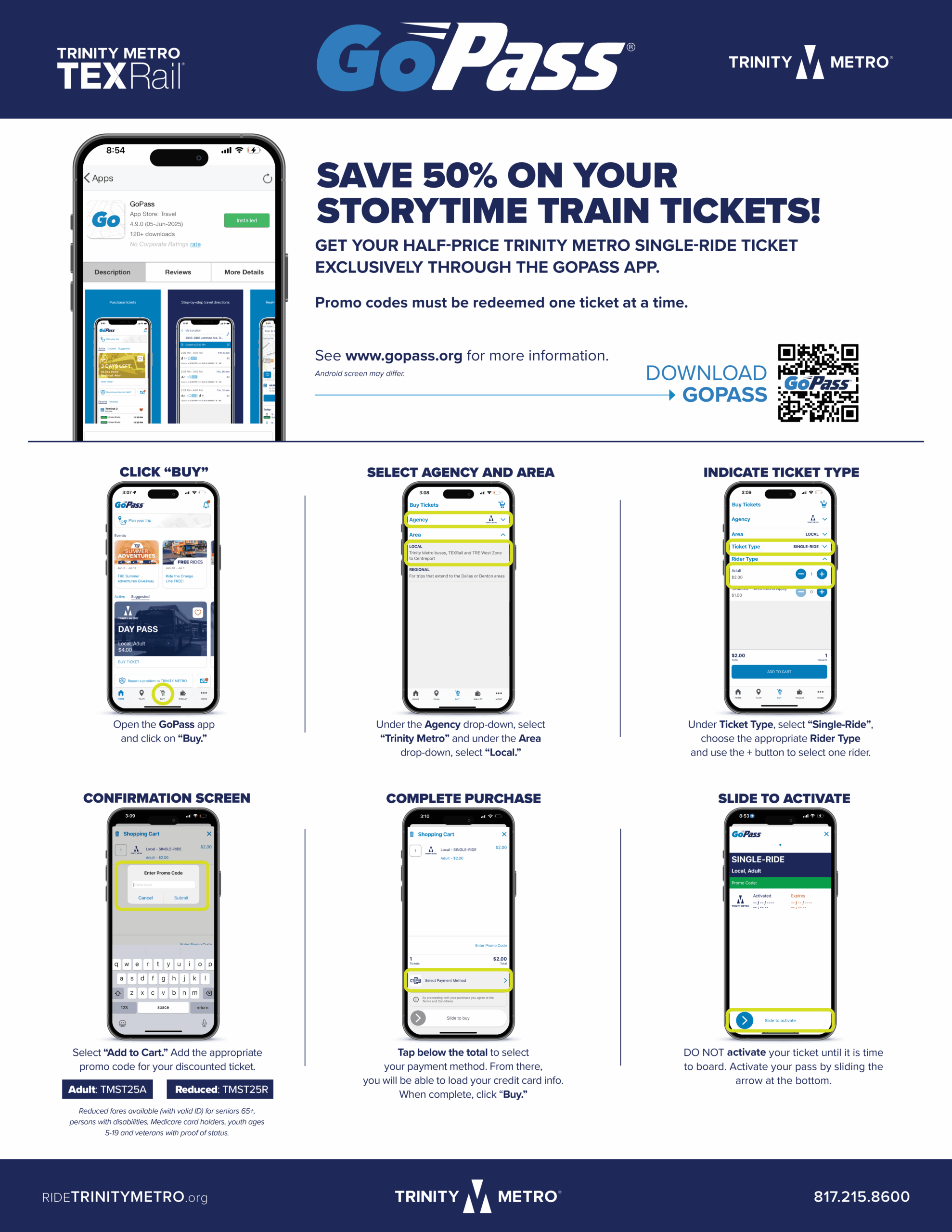 Trinity Metro Storytime Train - Trinity Metro