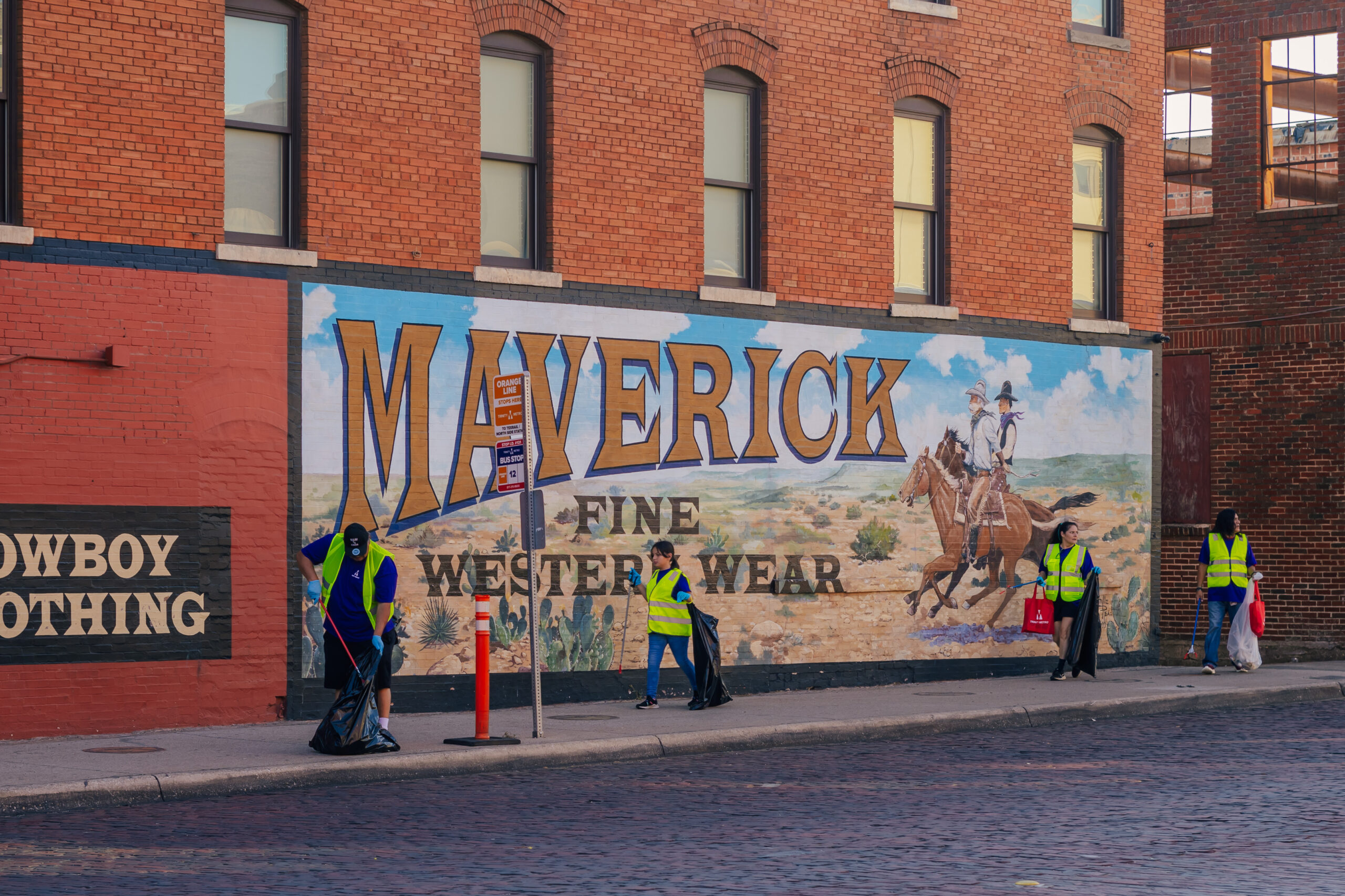 Bus Stop Clean Up Day Sept. 20 - Trinity Metro